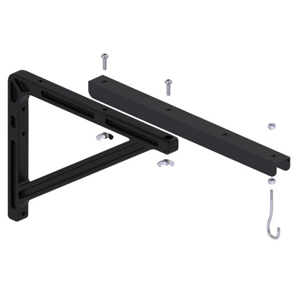 18 to 24 Inch Adjustable Wall Bracket for Retractable Photo Backdrop ...