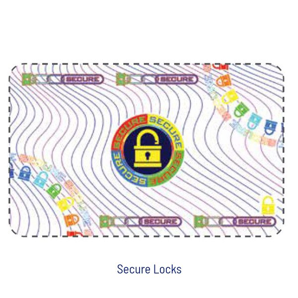 Entrust 508982-003 Duragard© Holographic Laminate, Secure Locks, Full ...