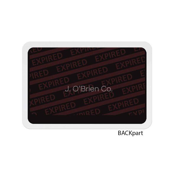 T6031A Brady TempBadge Expiring Backpart TIMEbadge - J. O'Brien