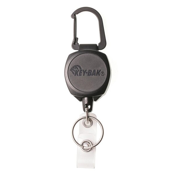 KEY-BAK SIDEKICK 0KB1-0A21 Twist-free Carabiner Retractable Keychain ...