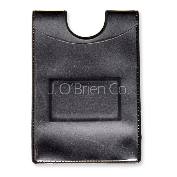 Shielded Magnetic ThumbNotch™ Vertical Single Pocket Badge Holder ...