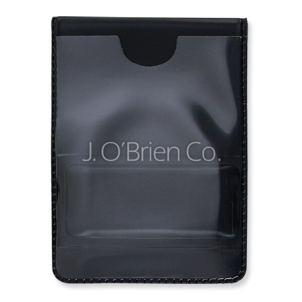 Shielded Magnetic Vertical Single Pocket Badge Holder Credit Card Size ...