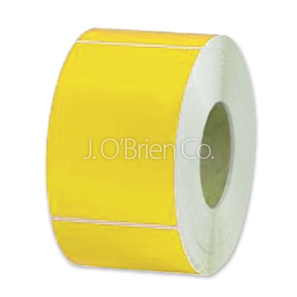 10021169-Process Yellow Zebra Labels 2" x 3" with perforations ...